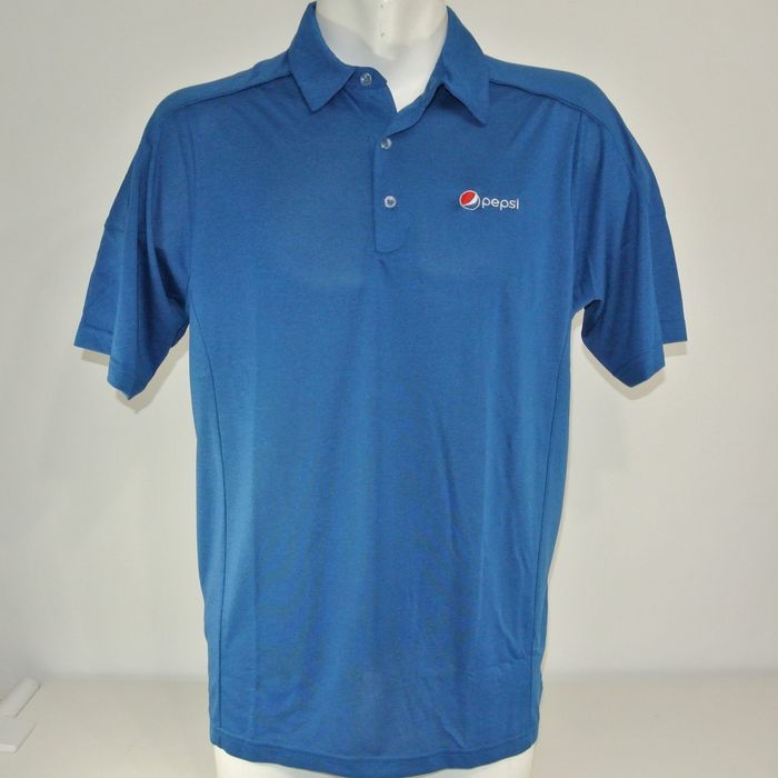 Mando PEPSI Cola Merchandising Employee Uniform Polo Shirt Blue | Grailed