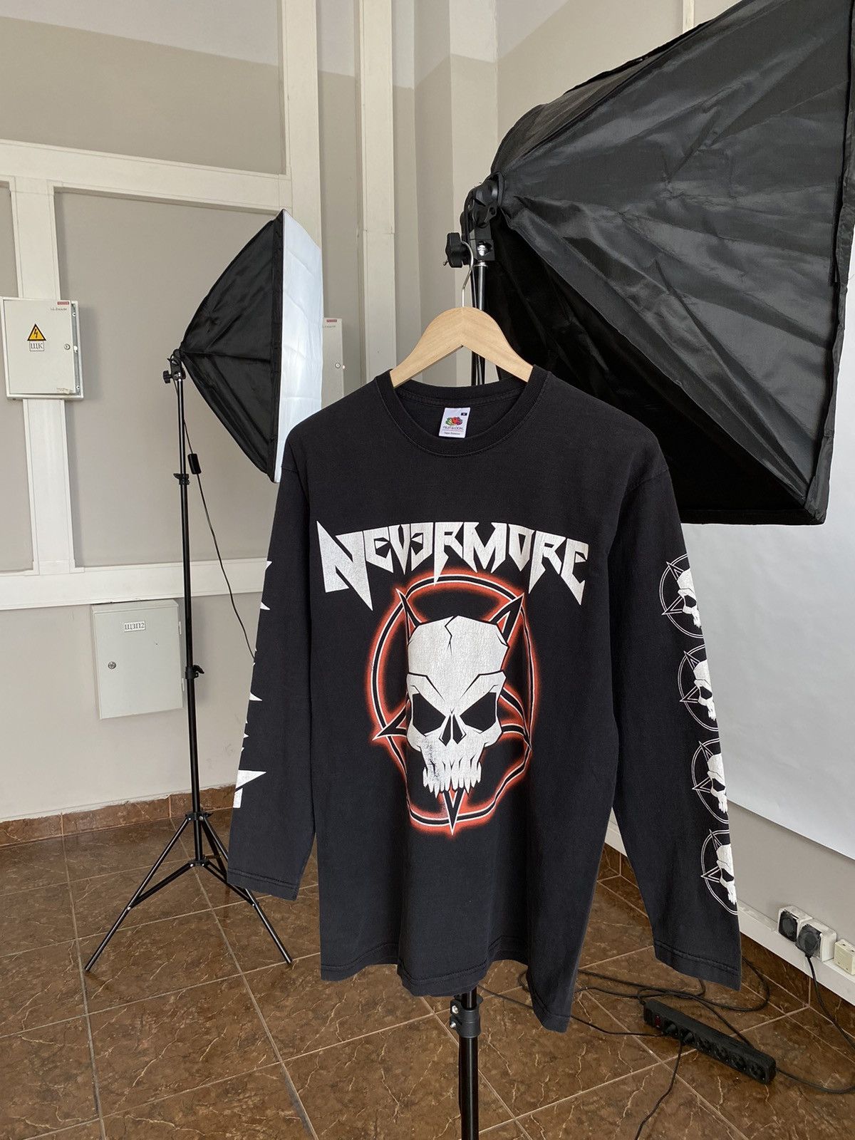 Band Tees × Rock T Shirt × Vintage 💀 Vintage 90s Nevermore long sleeve ...