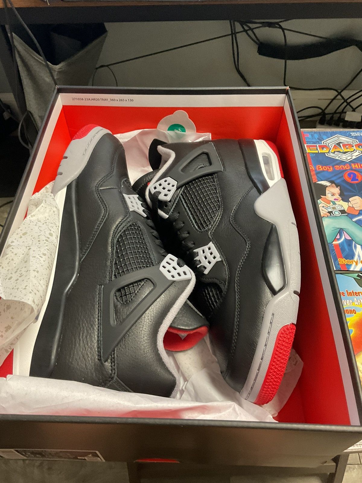 Jordan Brand 2024 Air Jordan 4 Retro 'Bred Reimagined' size 12 | Grailed