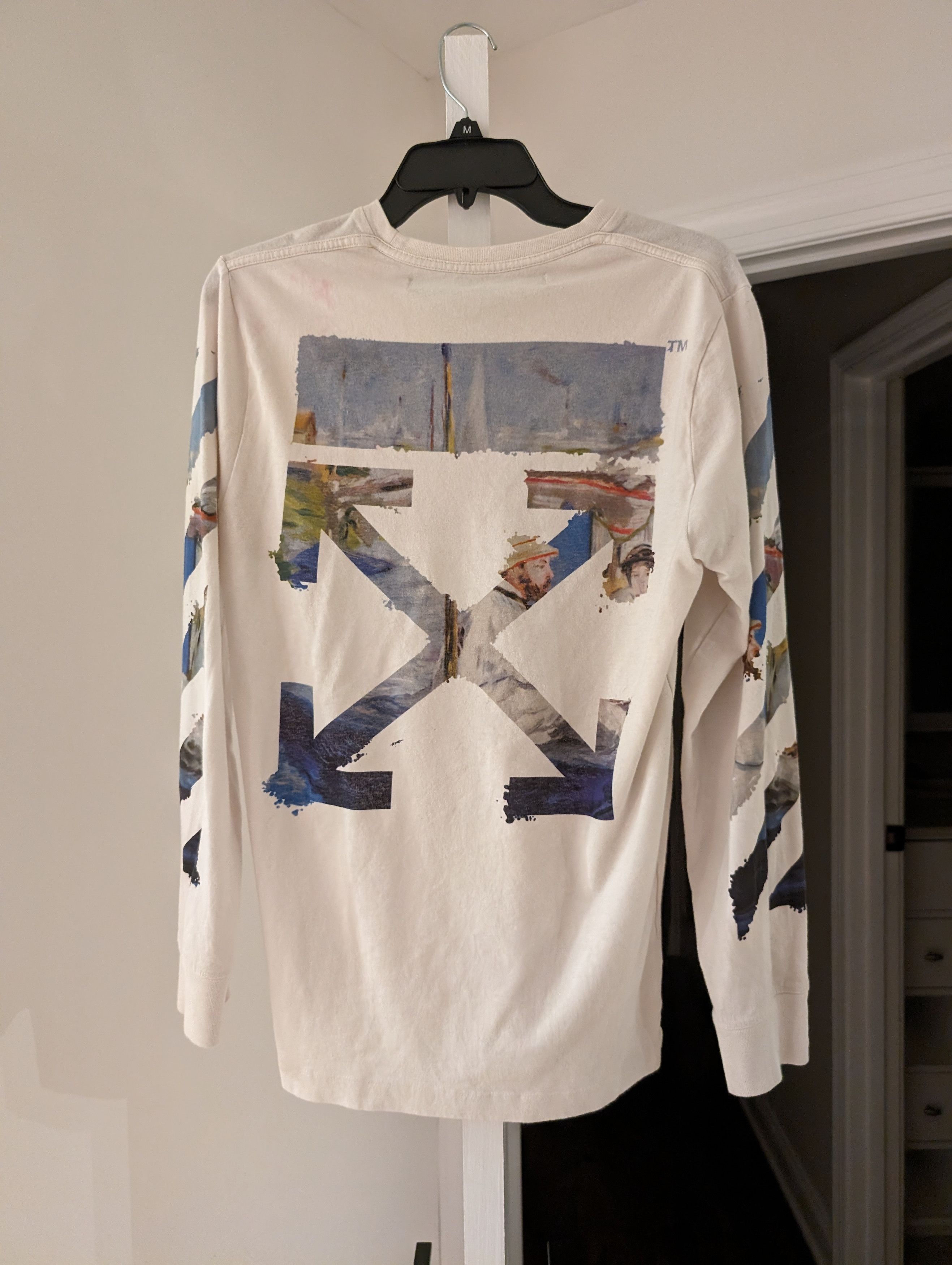 Off-White Off white oil painting | Grailed