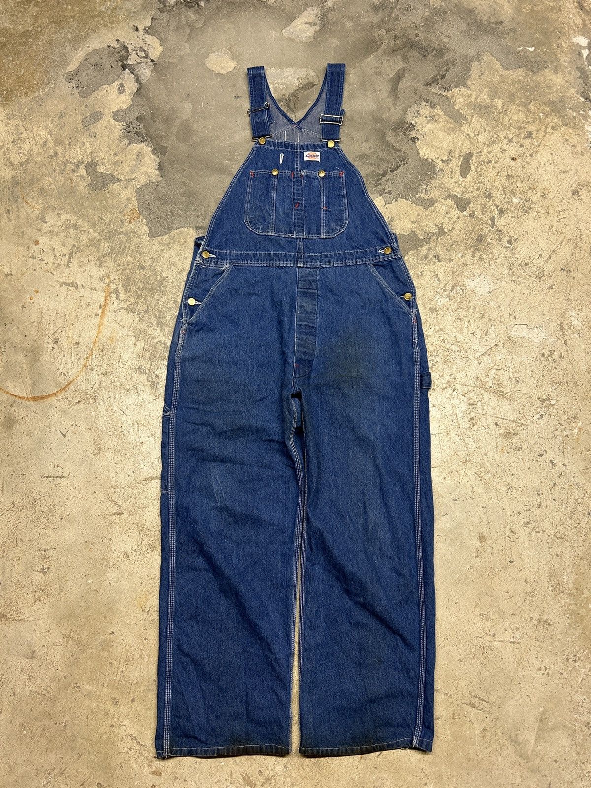 Vintage Vintage Dickies Denim Overalls | Grailed
