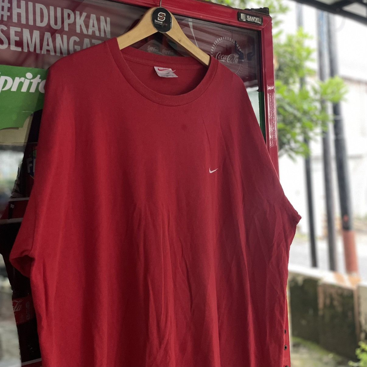 Nike Vintage Nike 90s Side Swoosh Red Cherry | Grailed