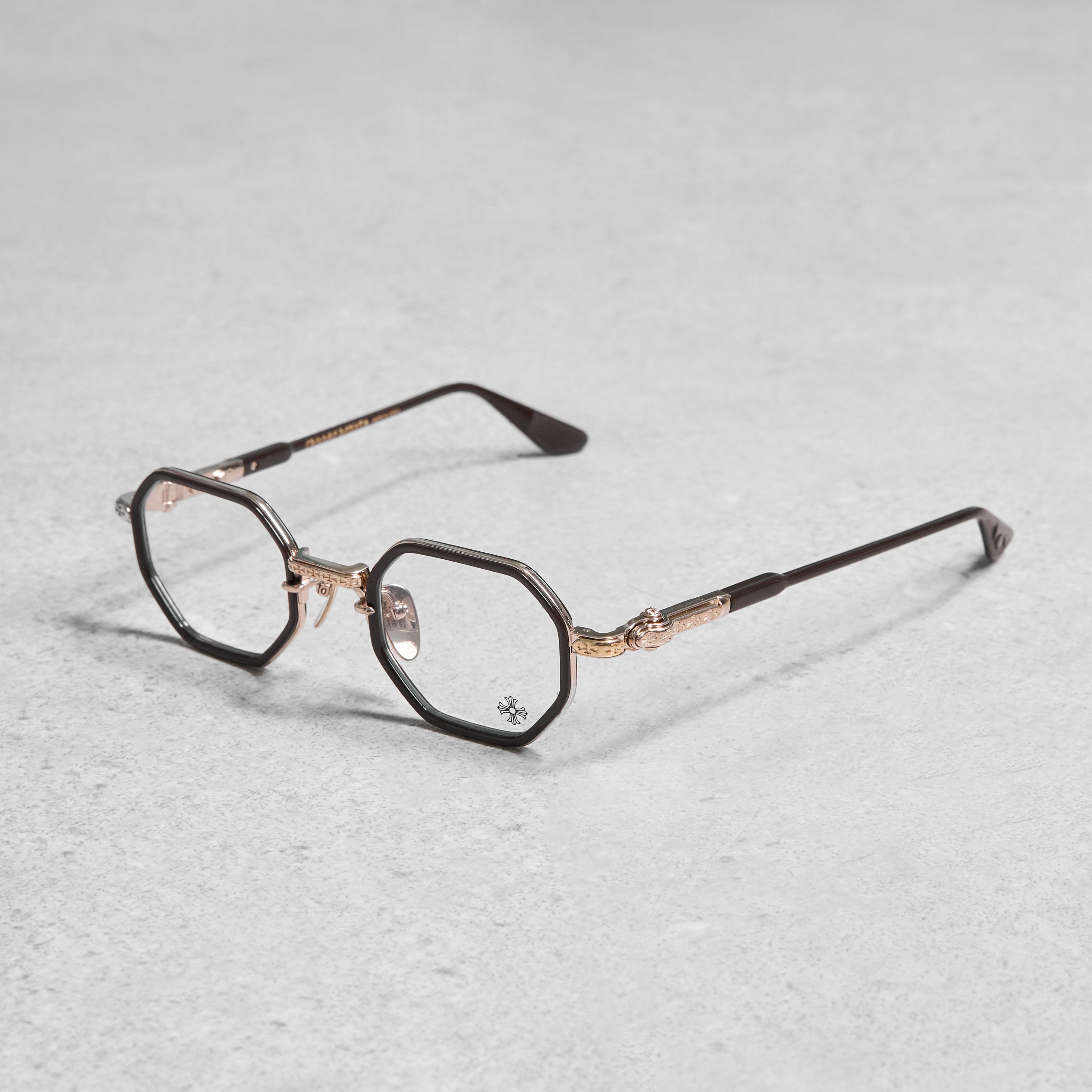 Chrome Hearts CHROME HEARTS TATTERS Classic Brown/Gold Plated | Grailed