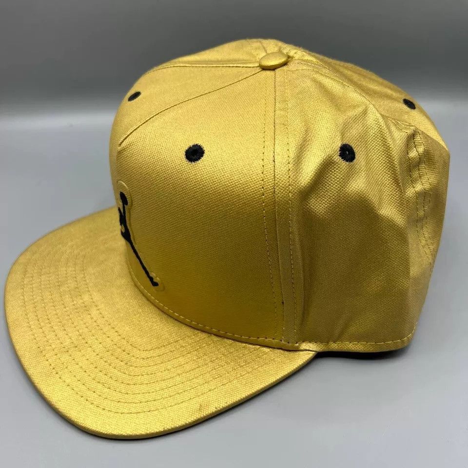 Jordan Brand Air Jordan Hat Men Gold Jumpman Black Logo Snap Back Cap ...