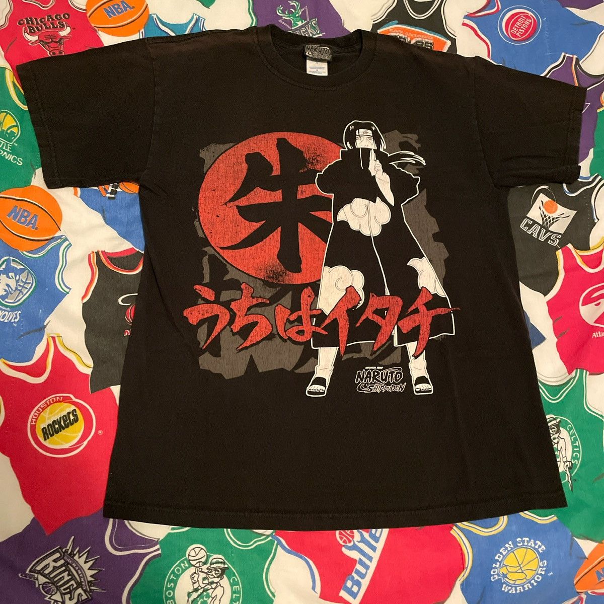 Vintage Vintage 2002 Itachi Uchiha Naruto Shippuden Anime Show Tee ...