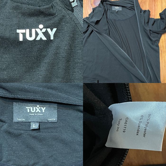 Vintage Men's One Piece TUXY Hooded Zip Front Sweatsuit Gym Lounge Wear ...