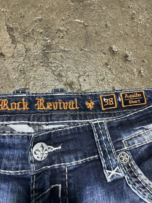 Vintage Crazy Y2K Affliction Style Rock Revival Jorts Opium Shorts ...