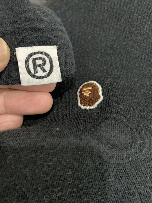 Bape A Bathing Ape x Bape Logo Polo Long Sleeve | Grailed