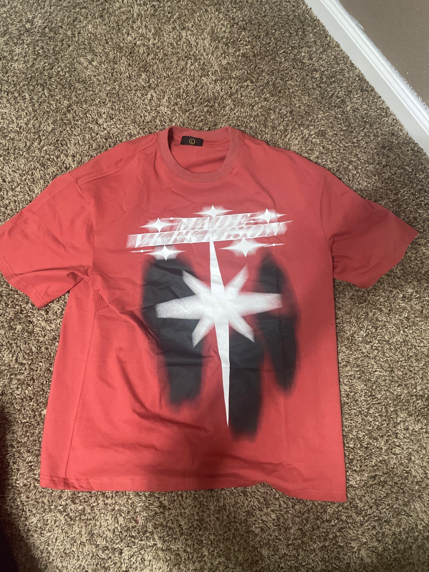 Designer Star Shadow Graphic T-Shirt | Grailed