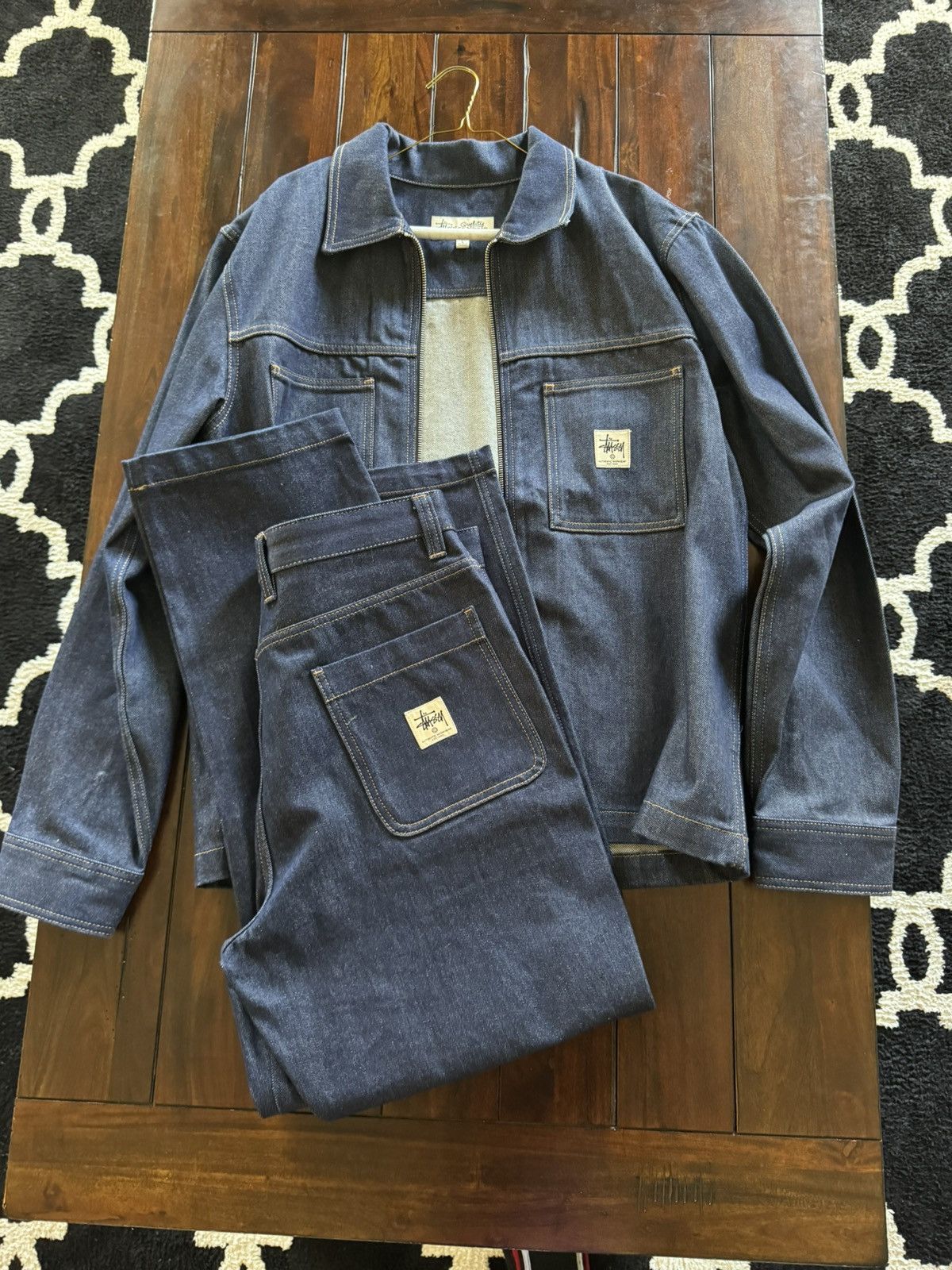 Stussy STUSSY DENIM SET JACKET + JEANS | Grailed