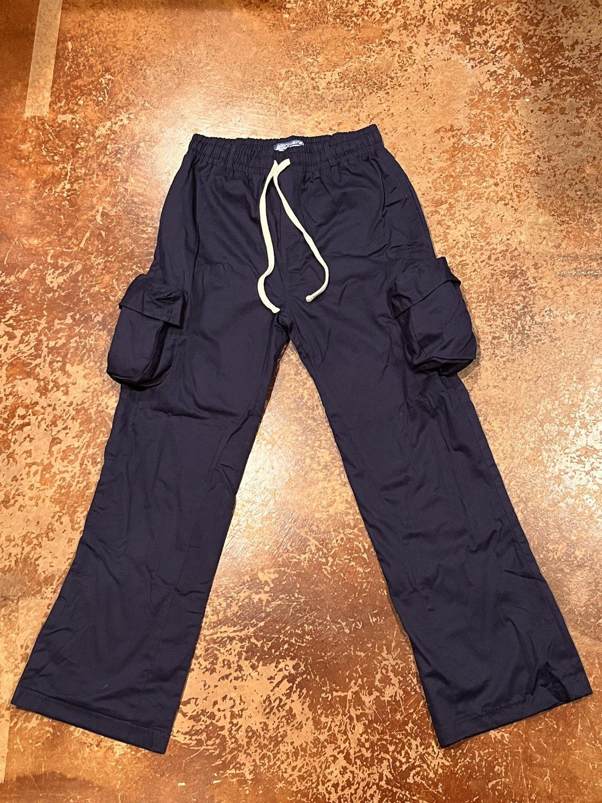 JOONIVERSE LAB Jooniverse Lab Navy Blue Cargo Twill Pants | Grailed