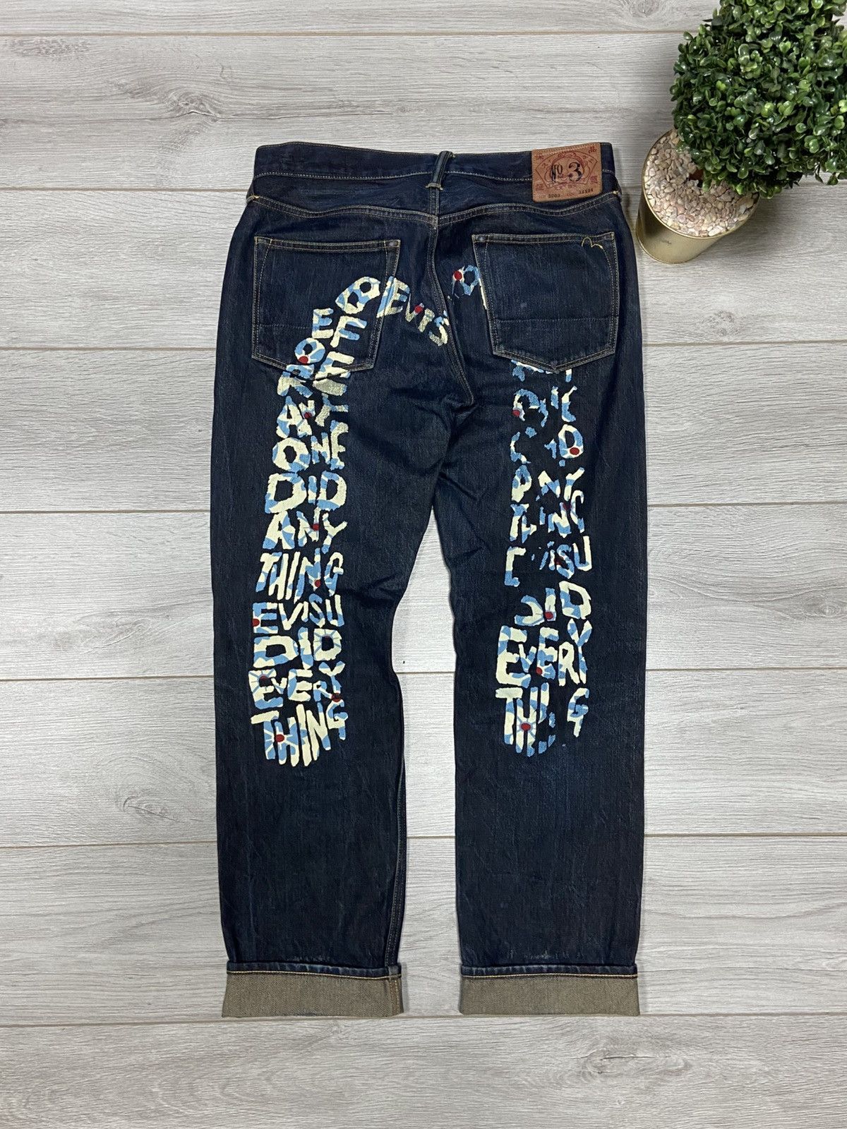 Evisu Evisu big seagull logo Evisu did everything jeans Japanese | Grailed