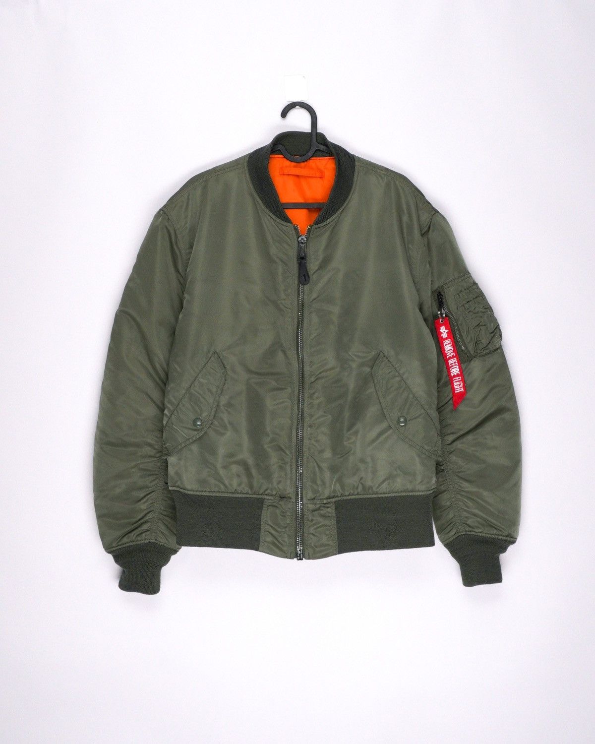 Alpha Industries Vintage Alpha Industries MA-1 Reversible USA Bomber Jacket | Grailed