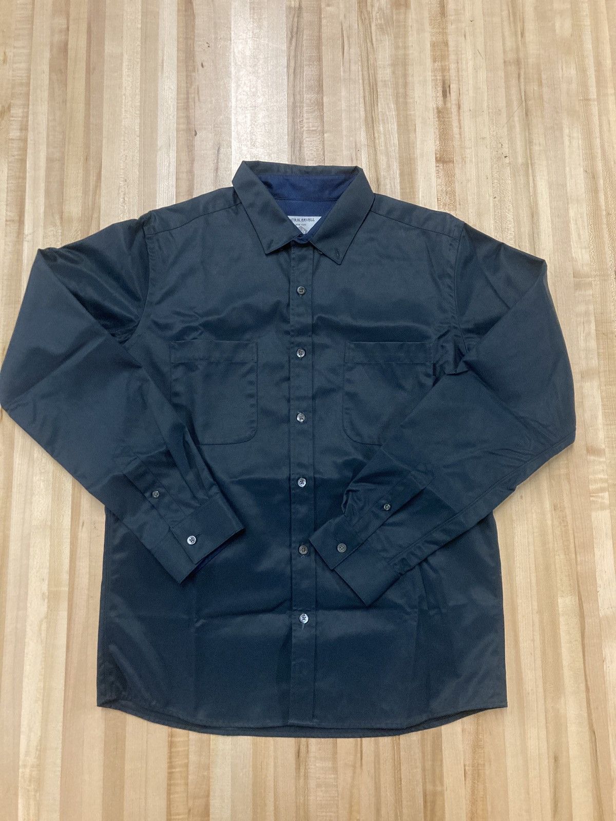 Patrik Ervell Work Button Up Shirt - Bottle Green | Grailed