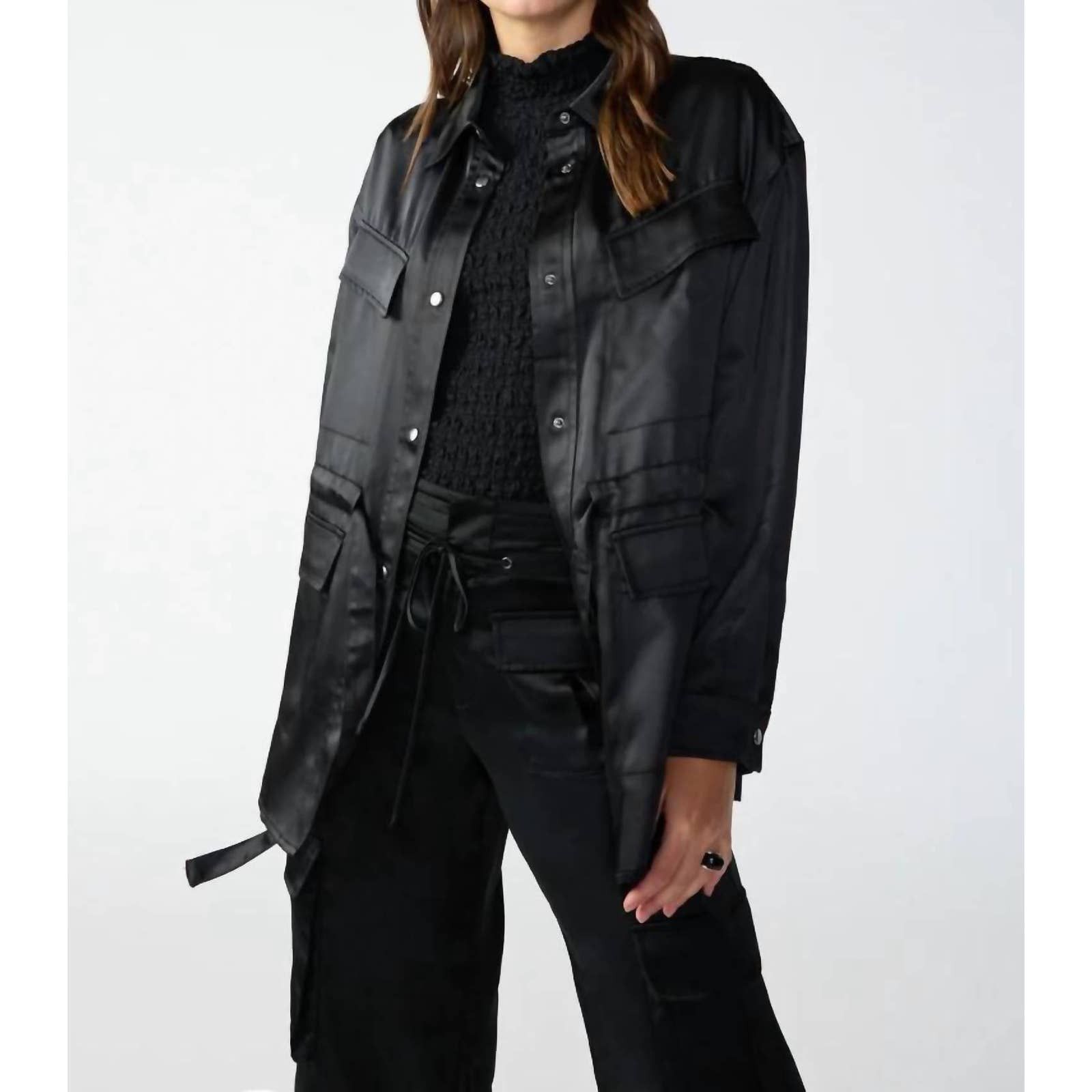 Sanctuary Justine Shacket In Black | Grailed