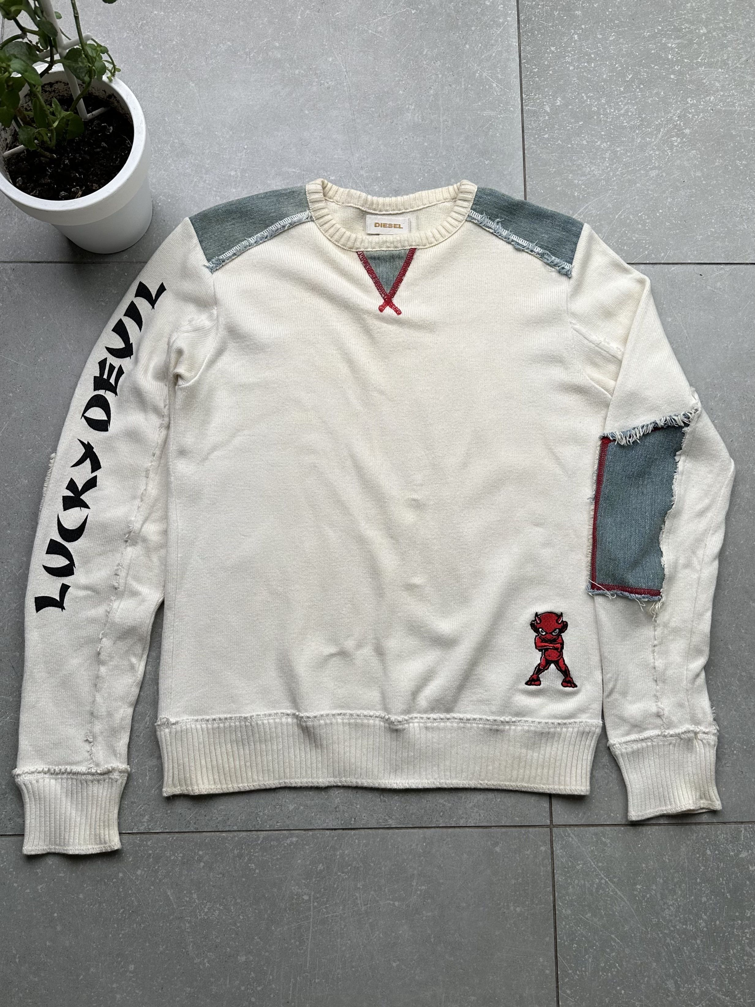 Diesel Diesel «Lucky Devil» Vintage Amazing Cotton Sweater | Grailed