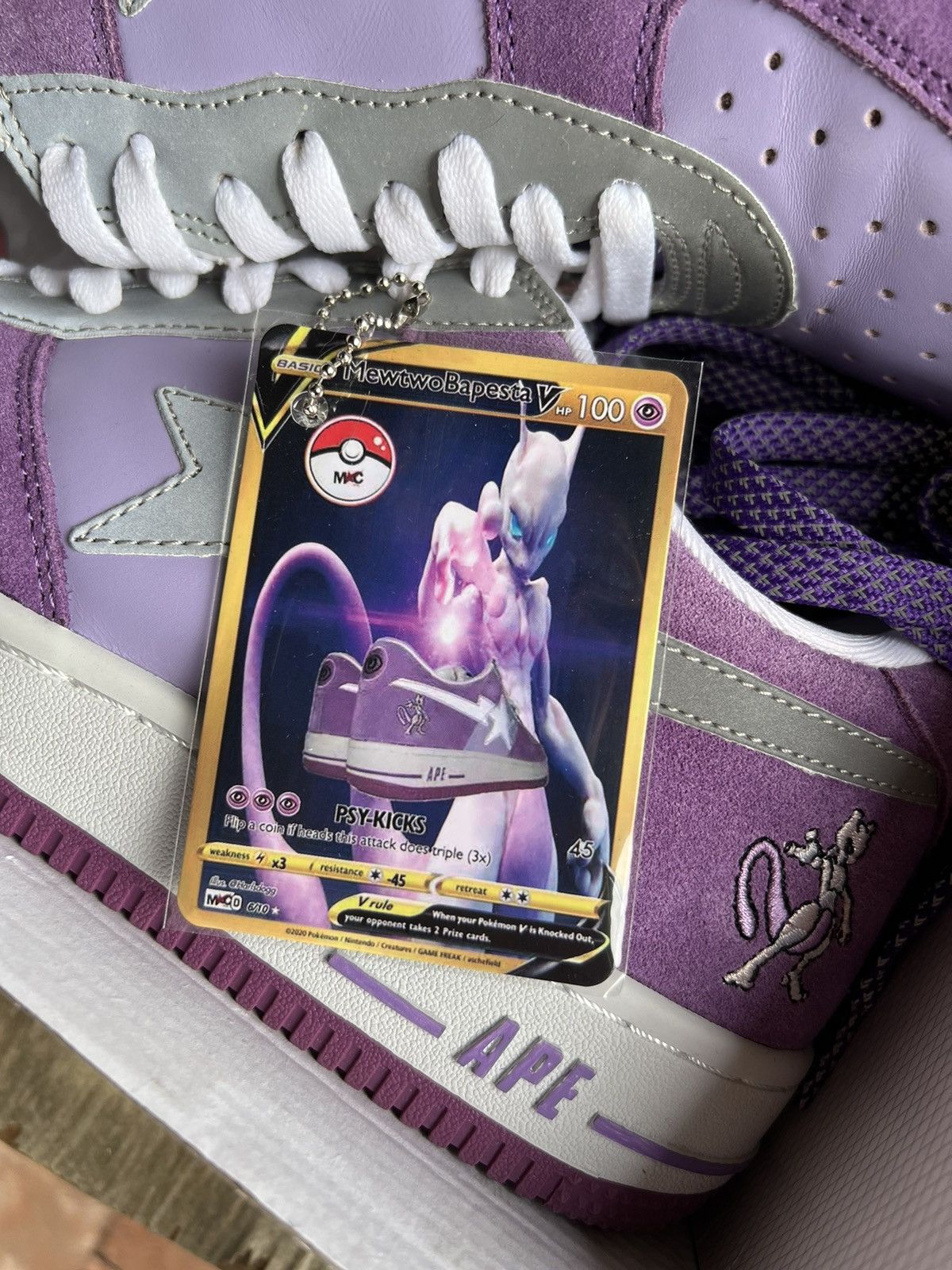 Pokemon Macwithpacks Original Mewtwo Shoe | Pokemon | Purple Bapesta ...