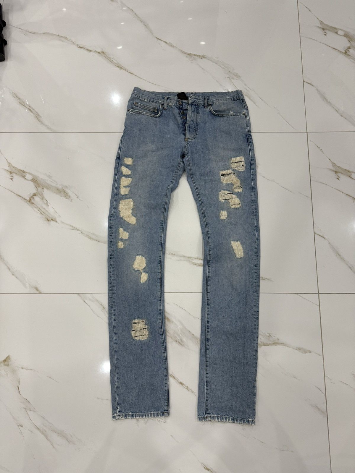 Dior Dior Homme Hedi Slimane SS06 Crash Denim Jeans | Grailed