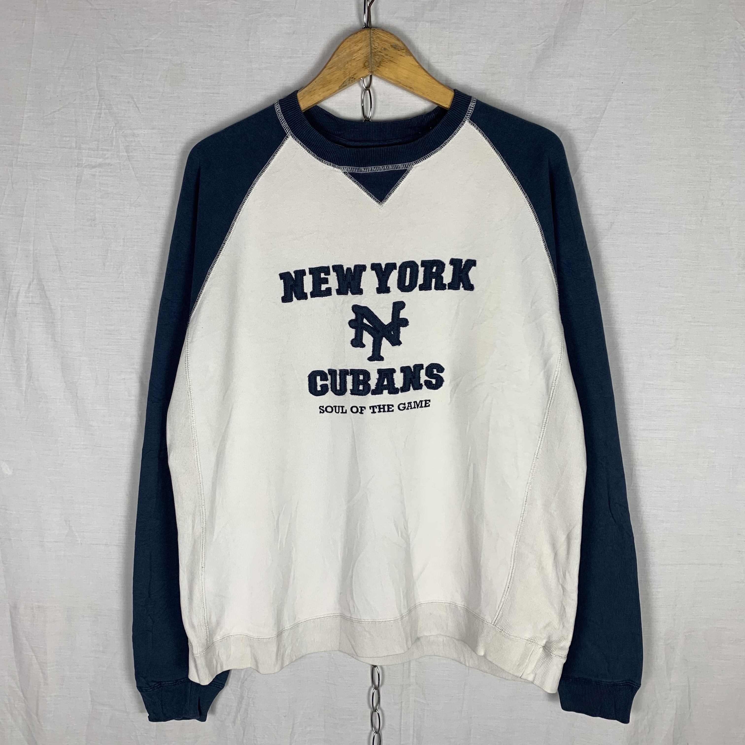 MLB × Vintage New York Cubans Negro League Baseball Team Sweatshirt ...