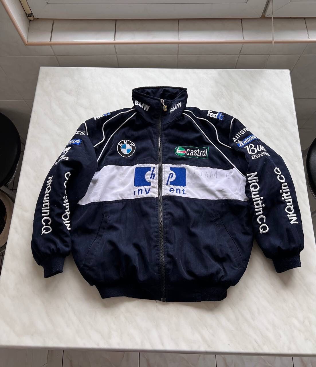 Bmw × Formula 1 × Racing Vintage BMW F1 racing kids jacket 90s Williams ...