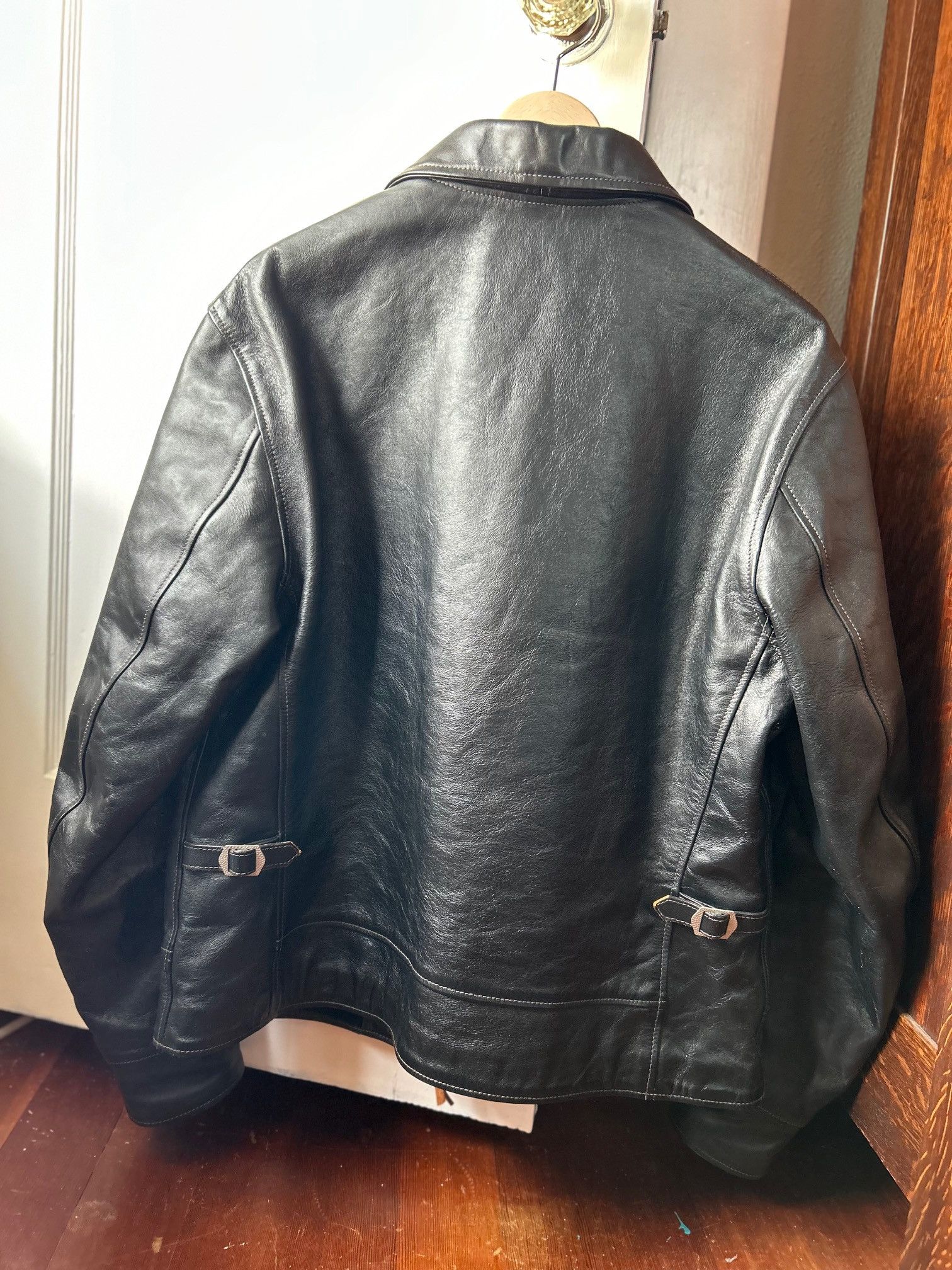 The Real McCoy's RMC Nelson 30s Sports Leather Jacket | Grailed