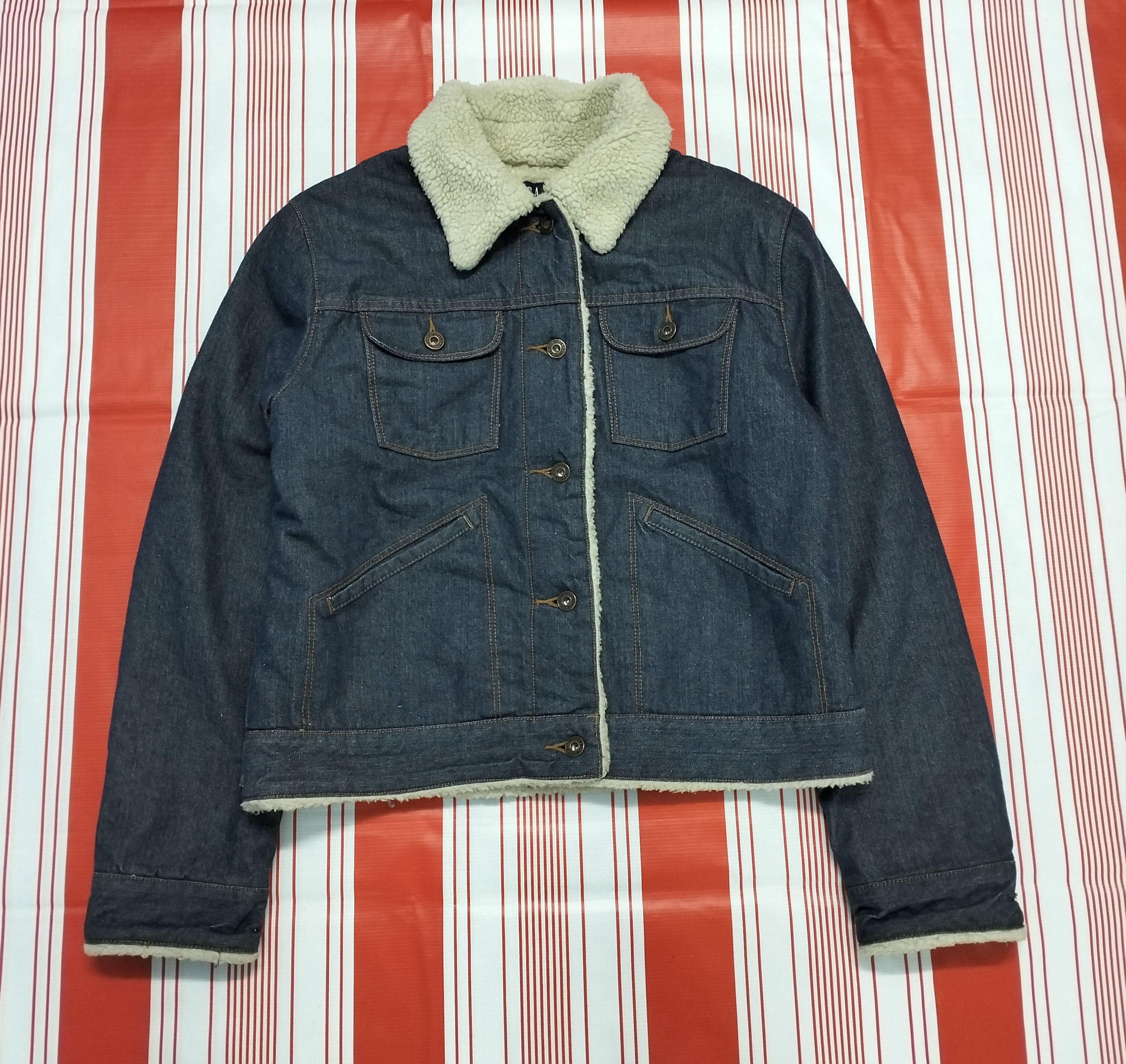 Denim Jacket × Gap × Japanese Brand Gap Sherpa Jacket Gap Sweater Gap jacket | Grailed