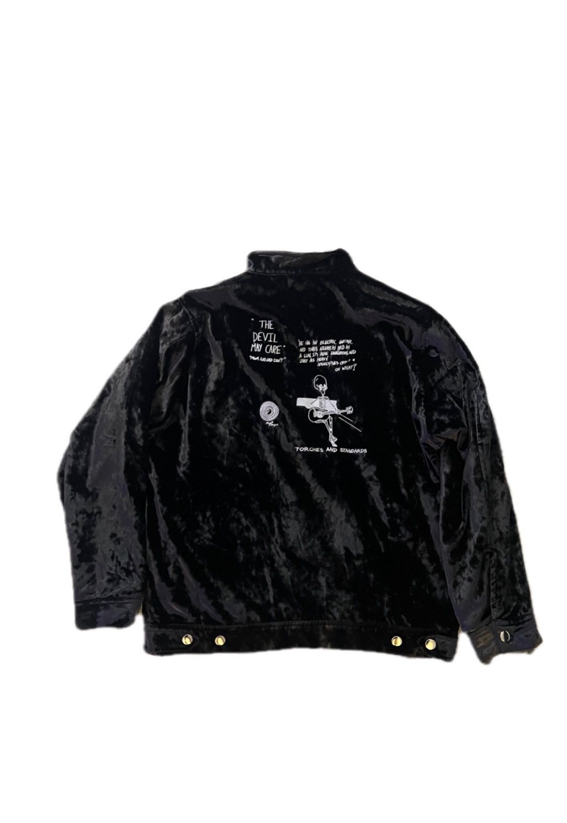 Enfants Riches Deprimes The devil may care crushed velvet velour ...