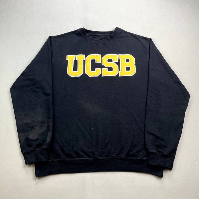 Vintage Vintage UCSB Santa Barbara Sweatshirt Large Black University ...