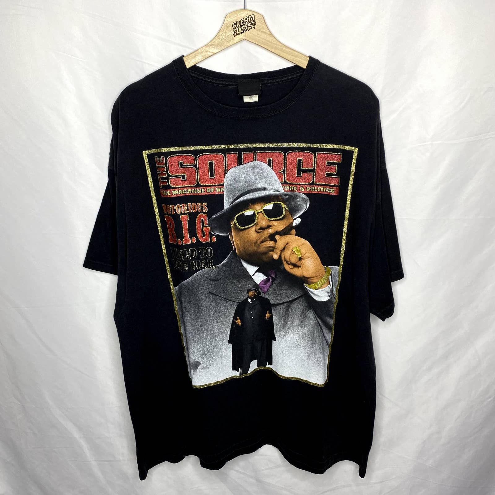Rap Tees × Vintage 90's Notorious BIG Biggie Source Hip Hop Rap ...