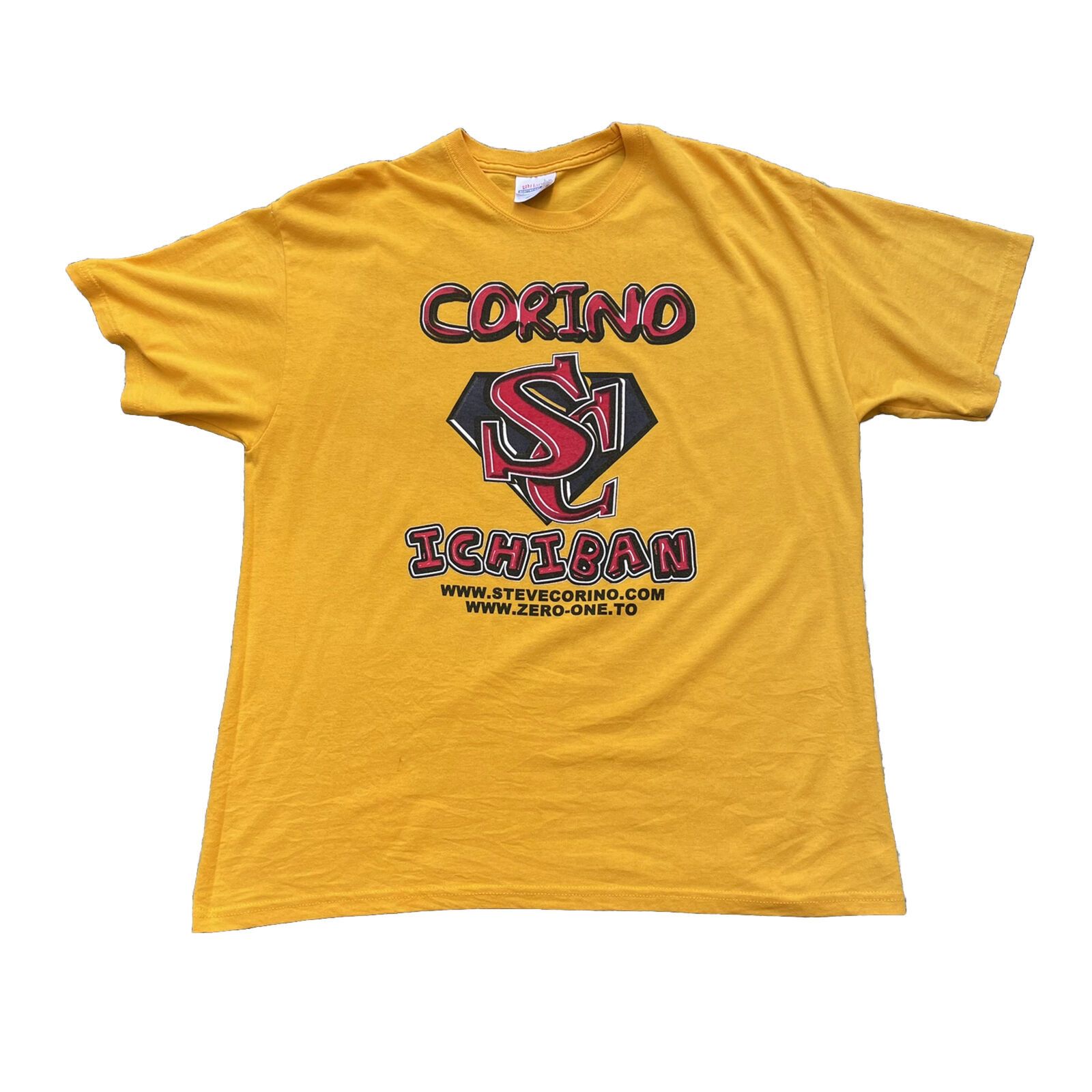Hanes × WWF Steve Corino Vintage Zero-1 Wrestling “DREAM THE IMPOSSIBLE ...
