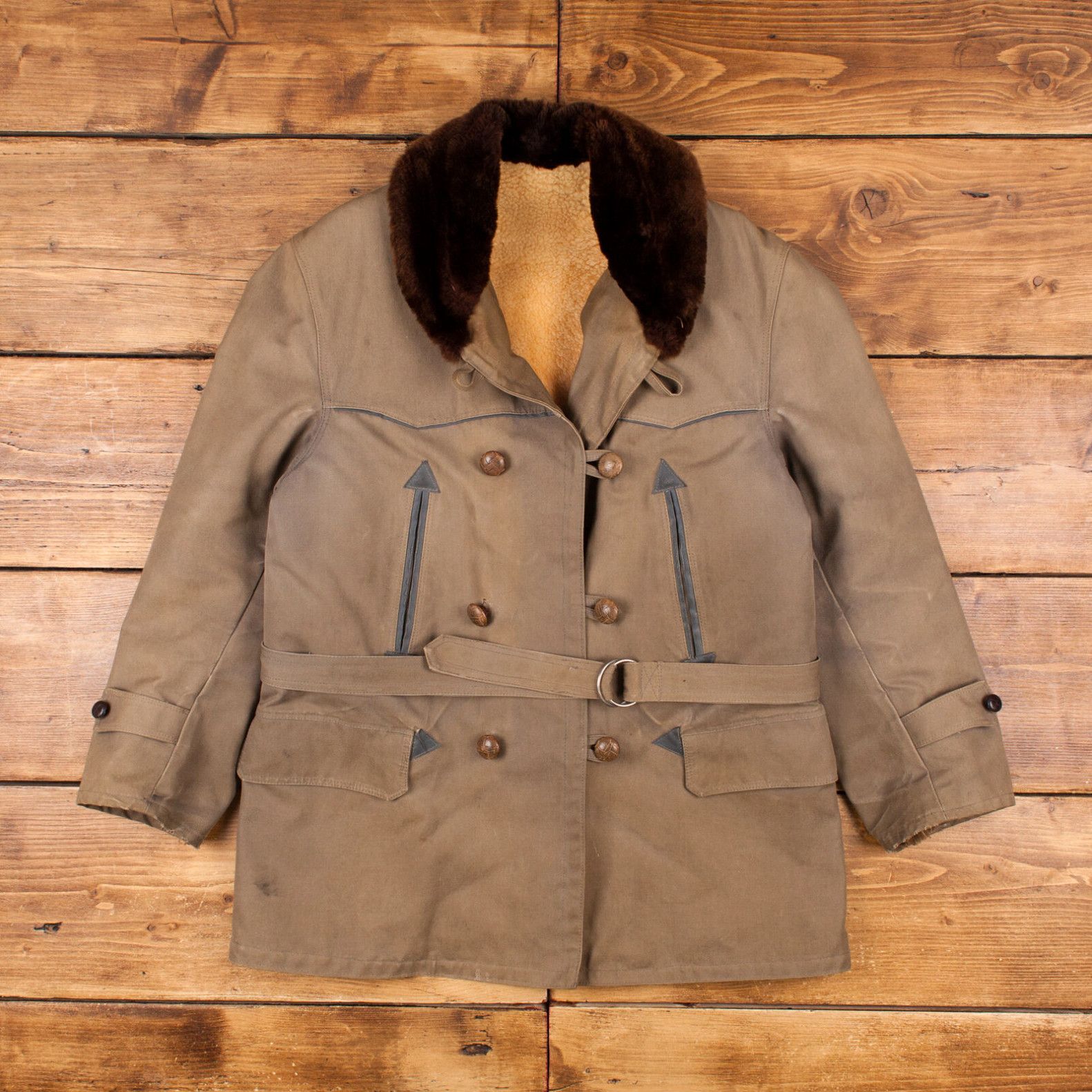 Vintage Vintage Toile Dickson Hunting Jacket S 40s French Hunt Shooting ...