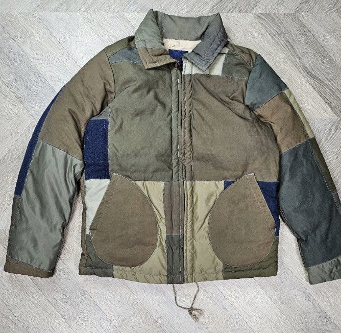Visvim Visvim 15aw Ict Garage Down Jkt Patchwork Antique Jacket | Grailed