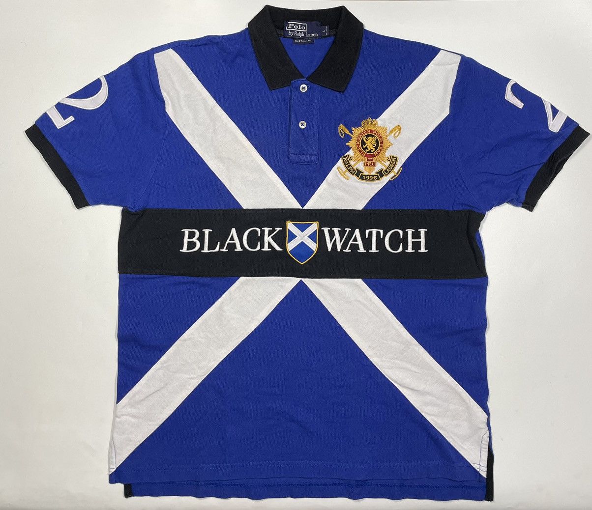 Polo Ralph Lauren × Vintage Vintage 1996 Polo Ralph Lauren Blackwatch Blue chief keef | Grailed