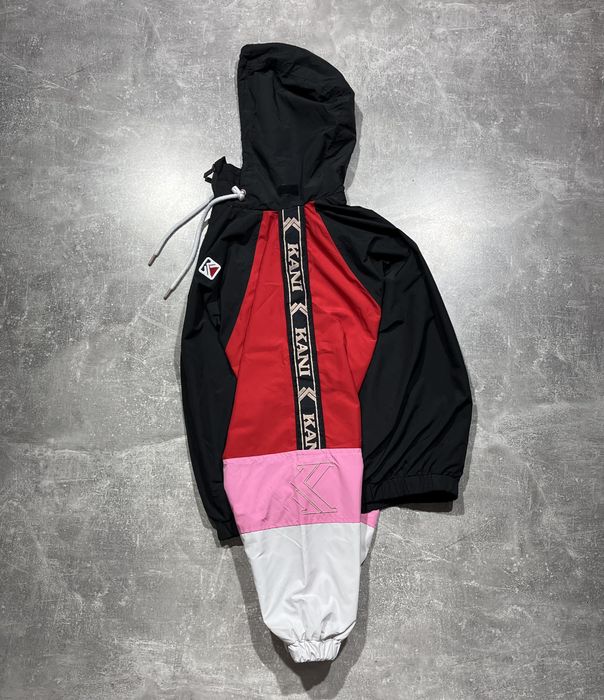 Karl Kani Jacket Karl Kani Nylon Logo Stripes Y2k Style | Grailed