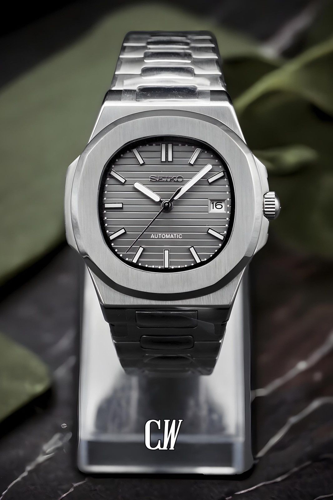 Seiko Seiko luxury custom “nautilus” watch | Grailed