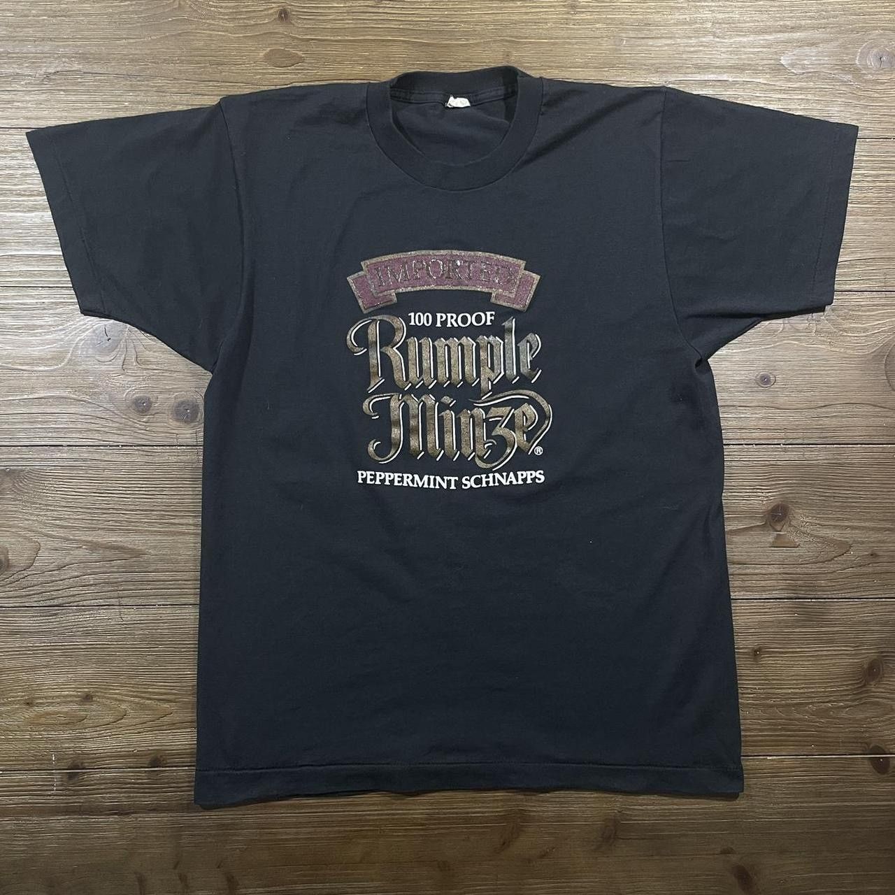 Vintage Vintage 80’s Rumple Minze Peppermint Schnapps Liquor T-Shirt ...