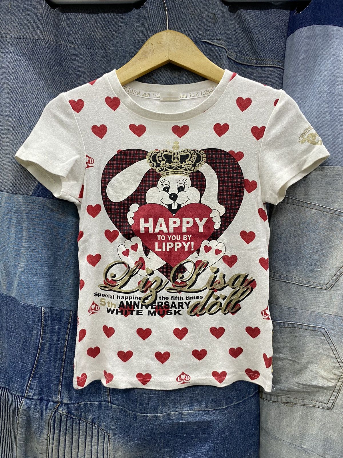 If Six Was Nine japanese brand liz lisa doll full love tshirt y2k | Grailed
