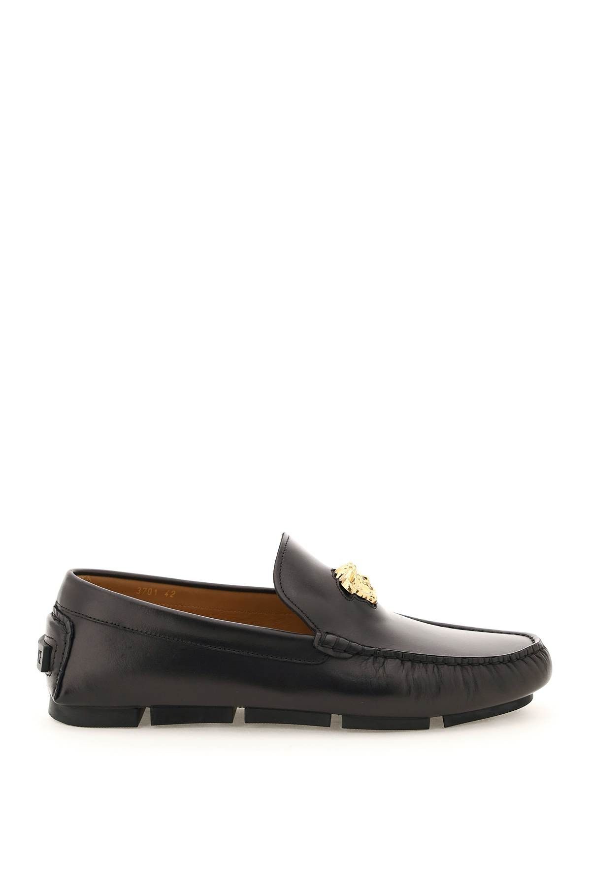 Versace La Medusa Leather Loafers | Grailed