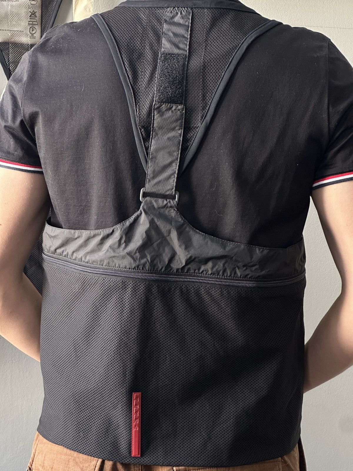Prada Early 2000s Mesh Utility Vest Very Rare Model | Grailed
