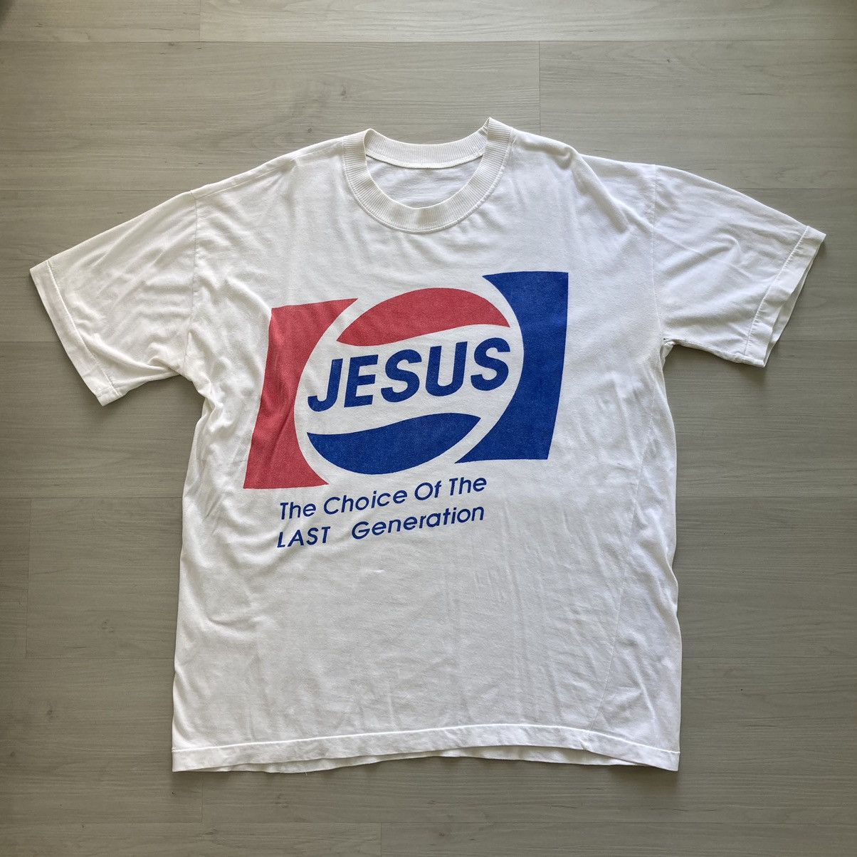 Vintage 1980’s The Jesus And Mary Chain, Pepsi parody Jesus T-Shirt ...