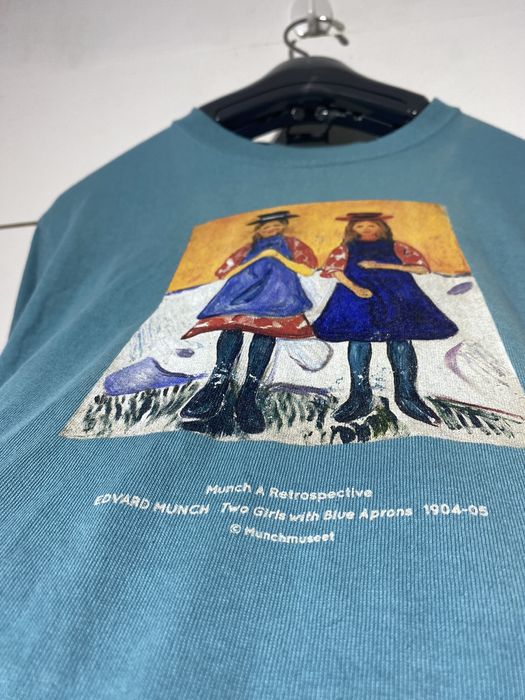 Vintage VINTAGE ART EDVARD MUNCH TWO GIRL WITH BLUE APRONS | Grailed