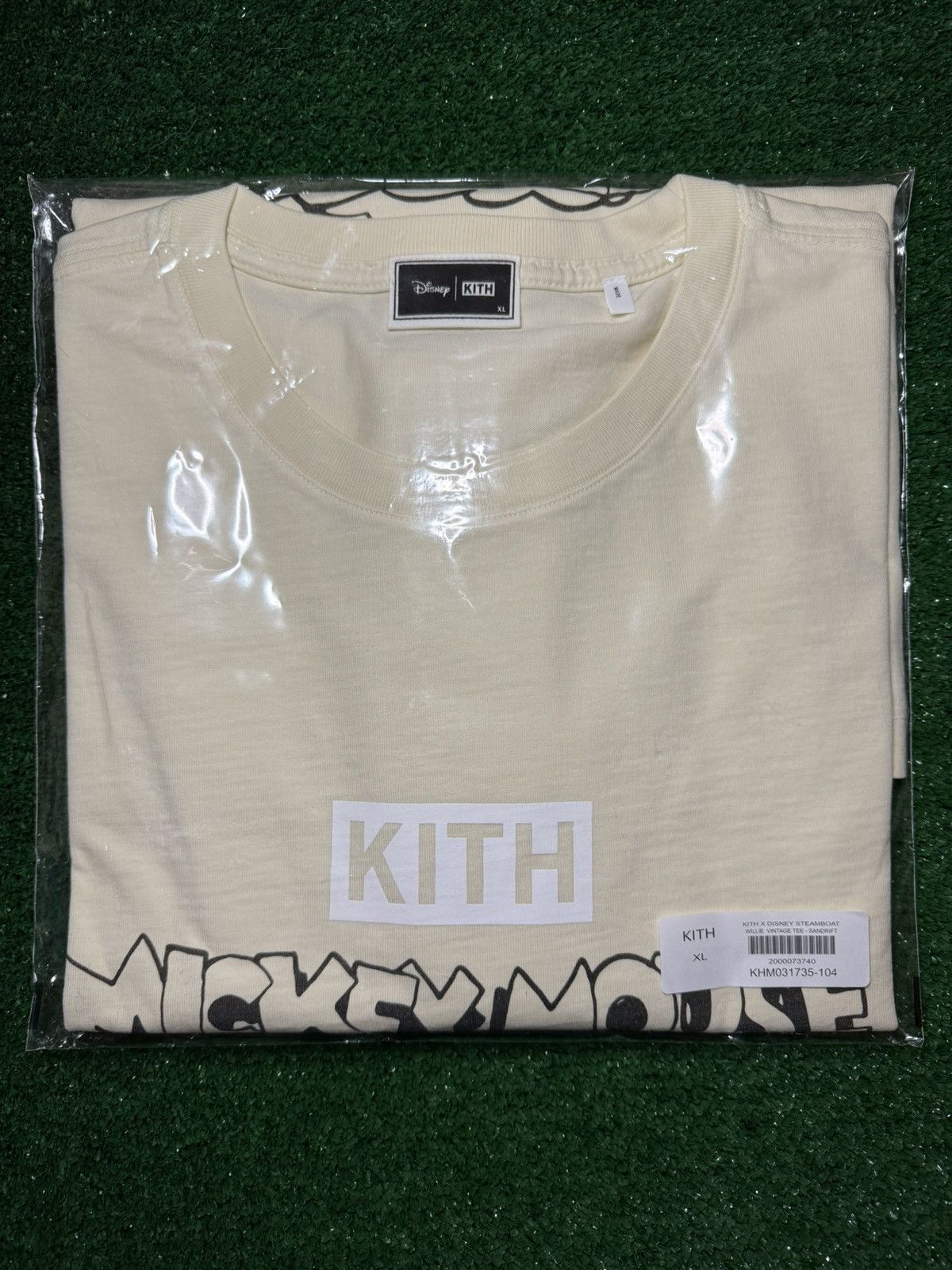 Disney × Kith KITH x Disney Mickey & Friends Steamboat Willie Vintage Tee | Grailed
