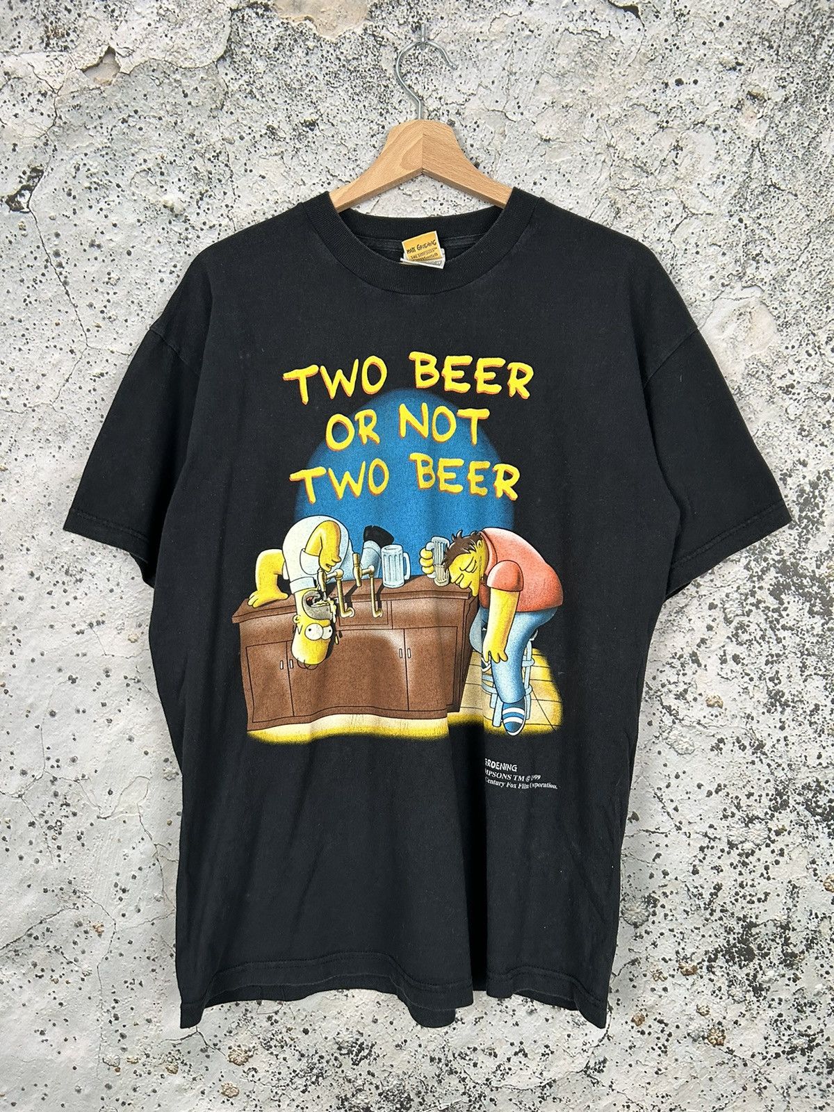 Movie × The Simpsons × Vintage Vintage The Simpsons 1999 Graphic Tee ...