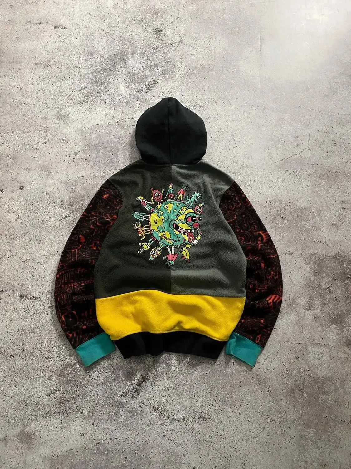 Japanese Brand KILLER ACID x THE BINDLE FLEECE HOODIE | Grailed