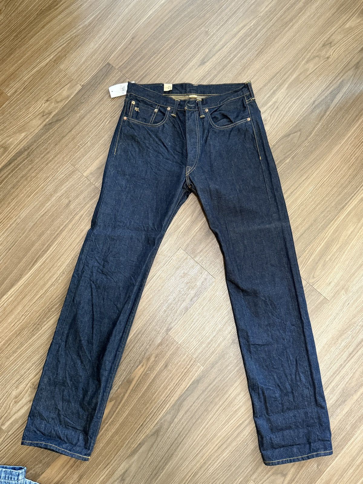 RRL Ralph Lauren RRL straight leg selvedge jeans | Grailed