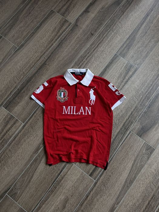 Polo Ralph Lauren Vintage Polo Ralph Lauren Milan Rare shirt Chief keef style | Grailed