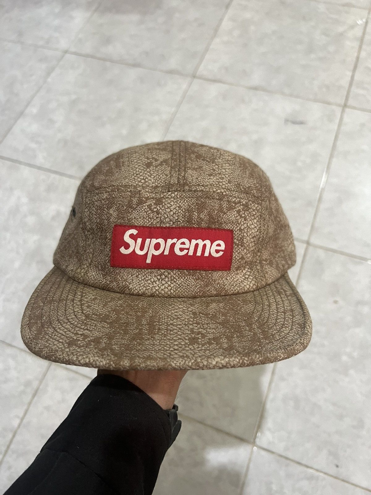 Supreme Supreme 5 panel logo box | Grailed