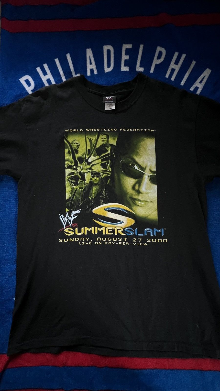 Vintage WWF SUMMERSLAM 2000 SHIRT | Grailed