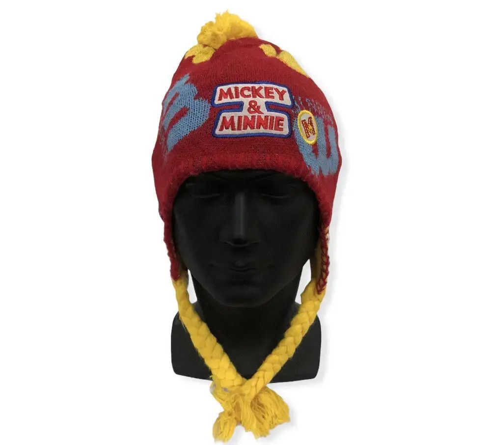 Disney × Hats × Mickey Mouse Vintage Mickey Mouse Cartoon Earflap ...