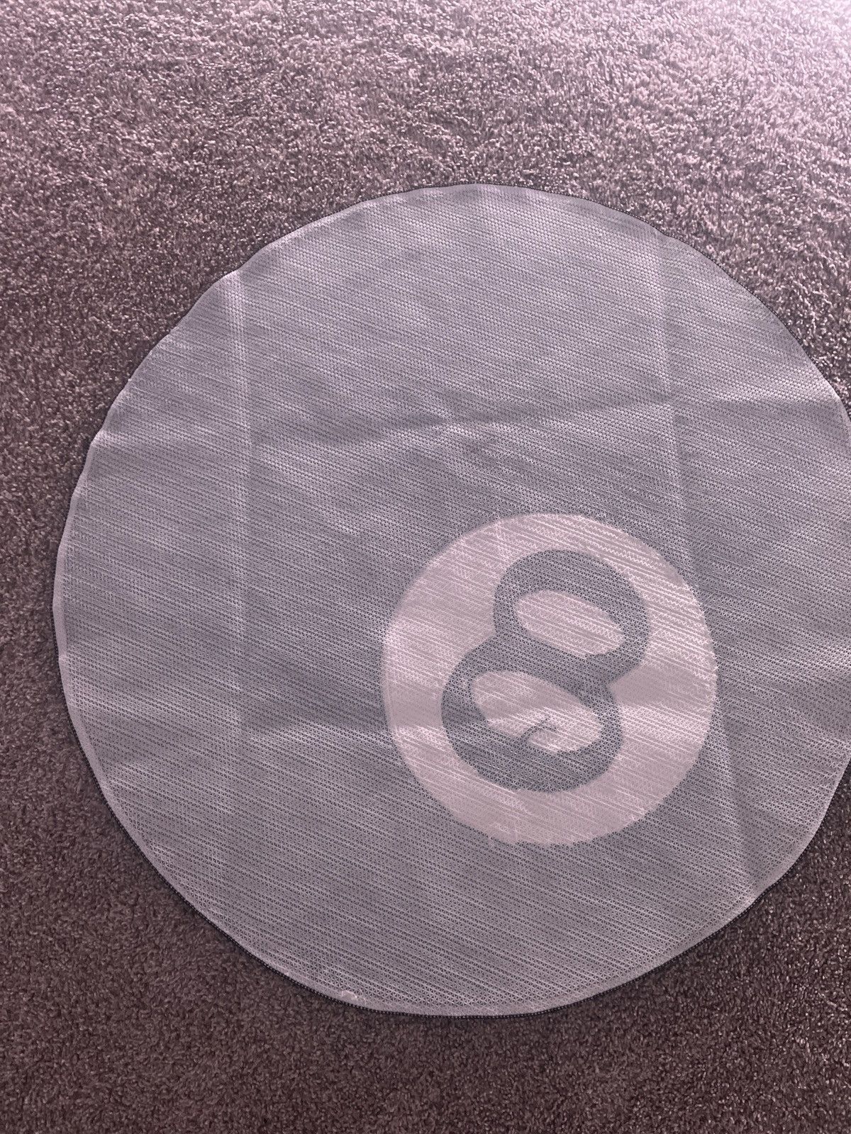 Streetwear custom stussy 8 ball rug | Grailed